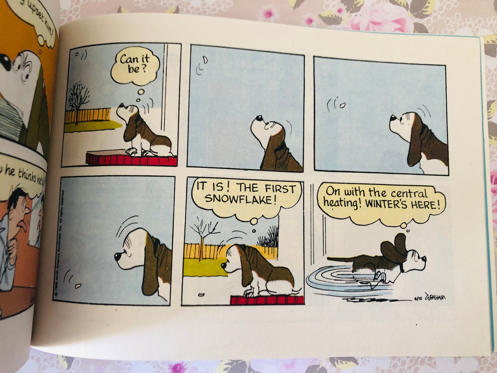 Vintage 1989 'fred Basset' Comic Strip Book by Alex - Etsy