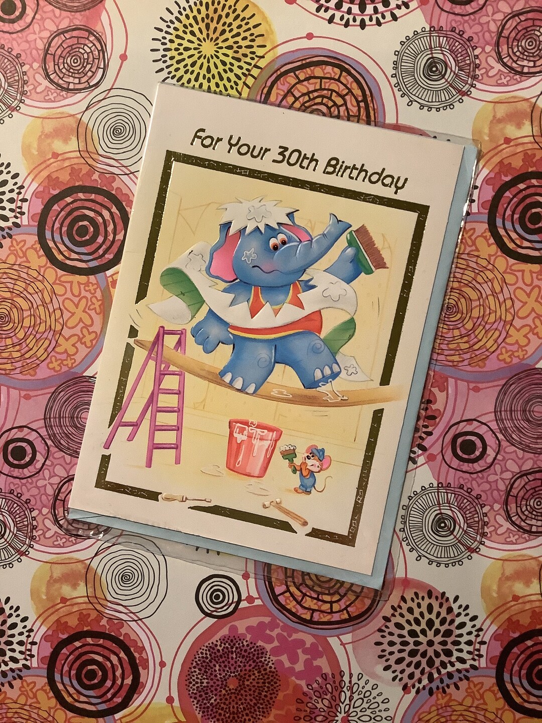 RARE Vintage Circa 1980s 'for Your 30th Birthday' Card - Fun, Retro ...