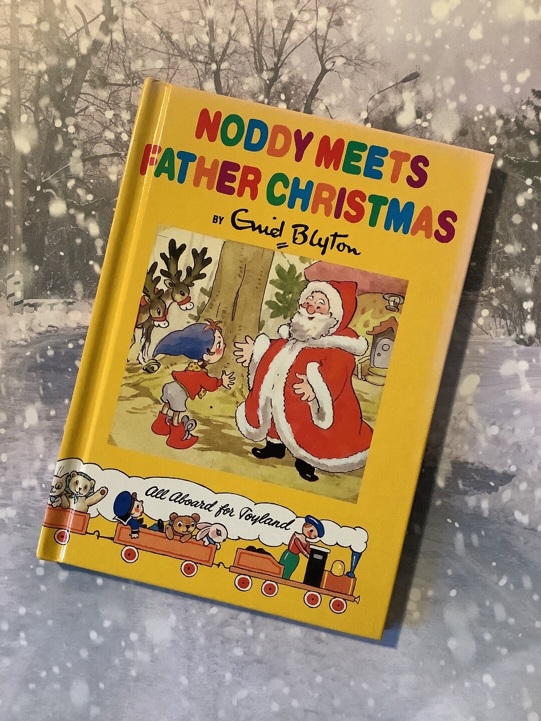 Vintage 1999 'noddy Meets Father Christmas’ by Enid Blyton Book in ...
