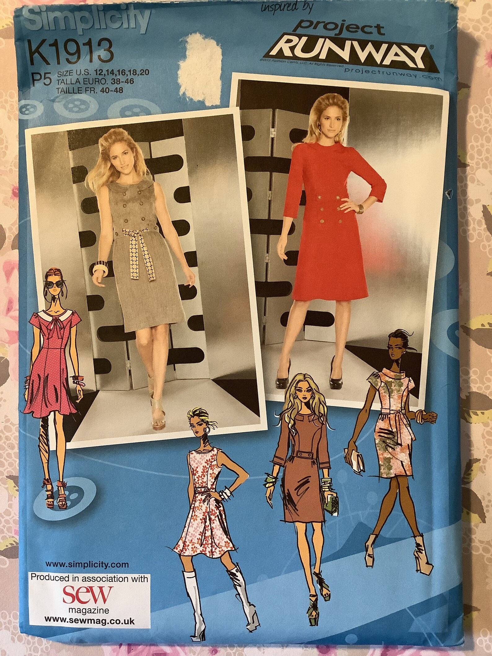 Uncut 2013 Simplicity Project Runway Sewing Pattern No K1913 - Etsy