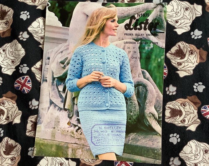 RARE Vintage Original Circa 1960s Lister Pattern No N1935 Lady's ...