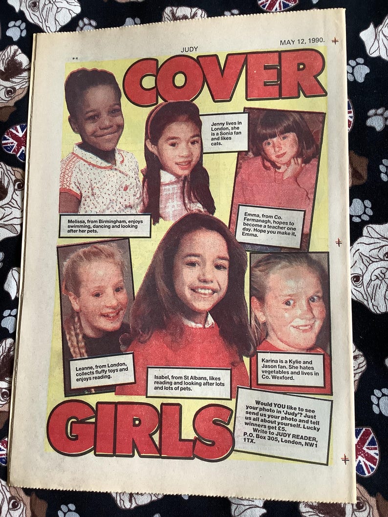 Rare Vintage May 12, 1990 'judy' Comic -comic Strip Stories -childhood ...