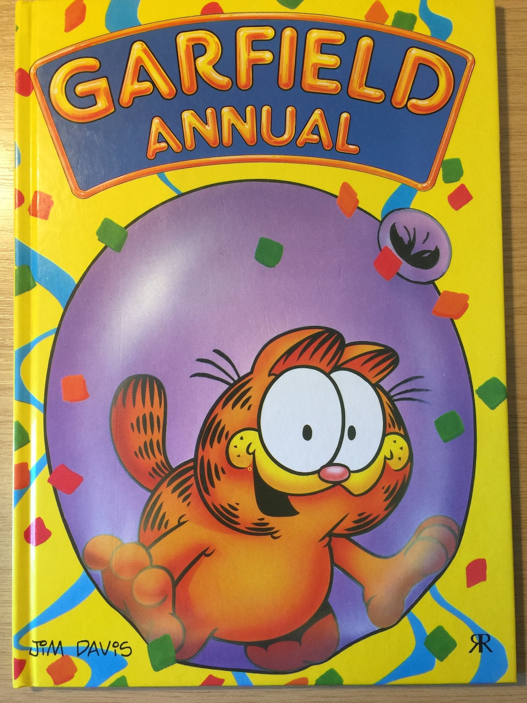 RARE Vintage 1991 Garfield Annual in Hardback Collectable Book Fab 1991 ...