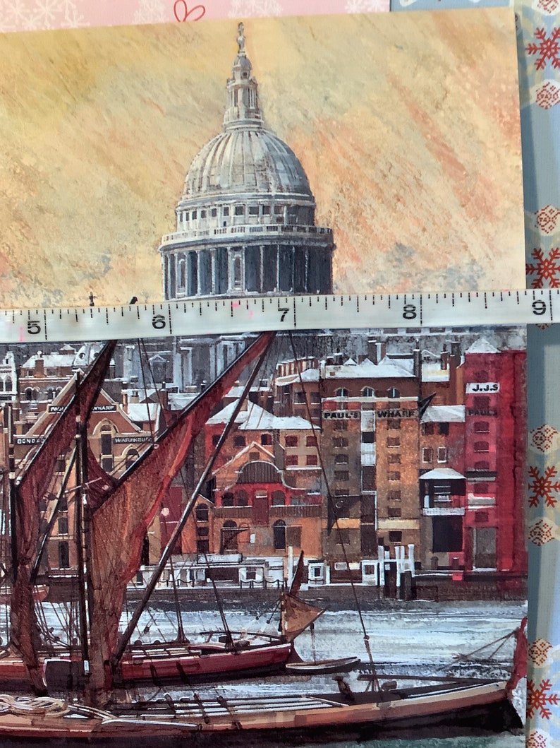 RARE Vintage Circa 1990s Royle London Themed Christmas Card - Etsy