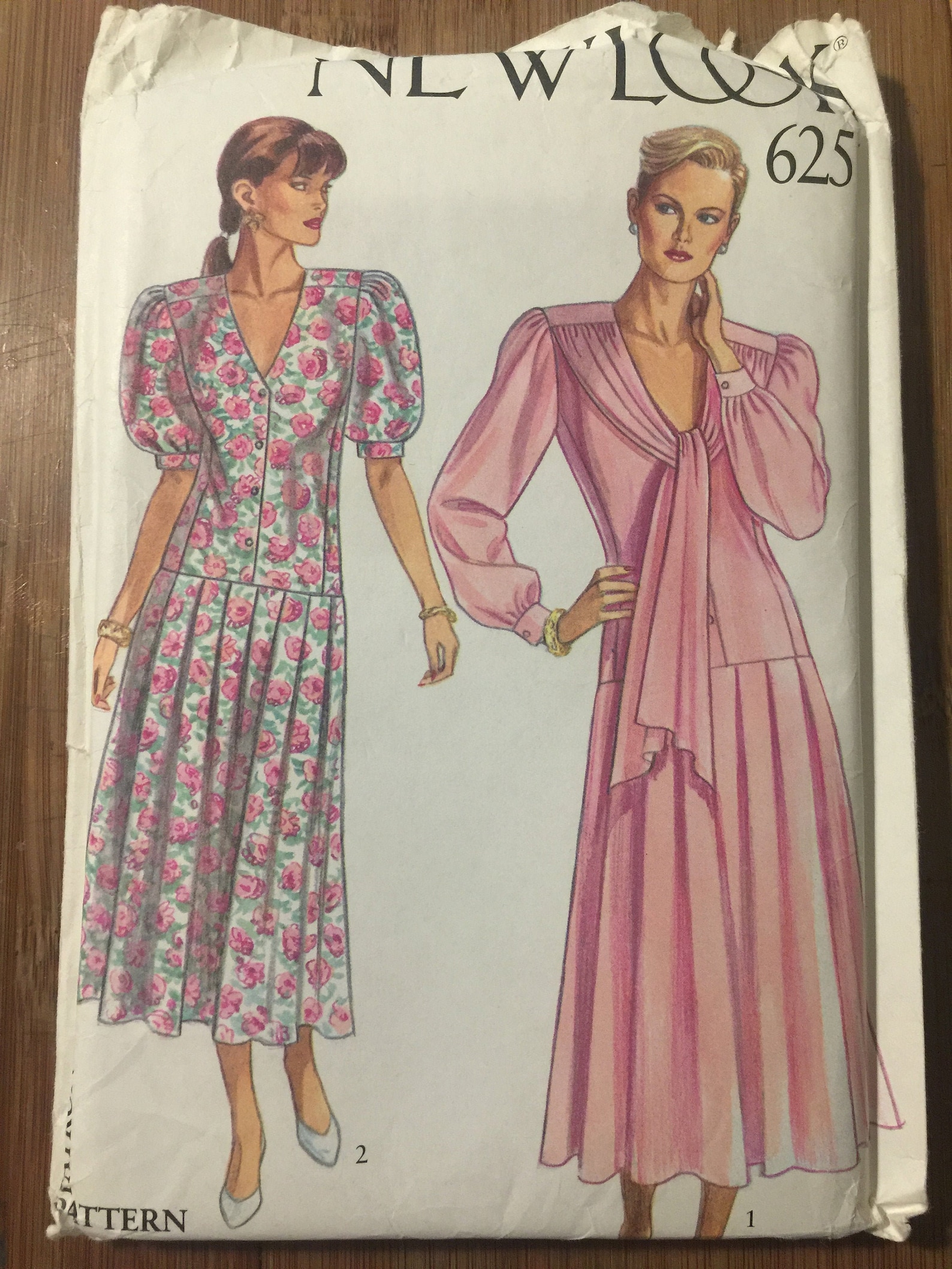 RARE Vintage Uncut Circa 1980s New Look Sewing Pattern No 6251 | Etsy