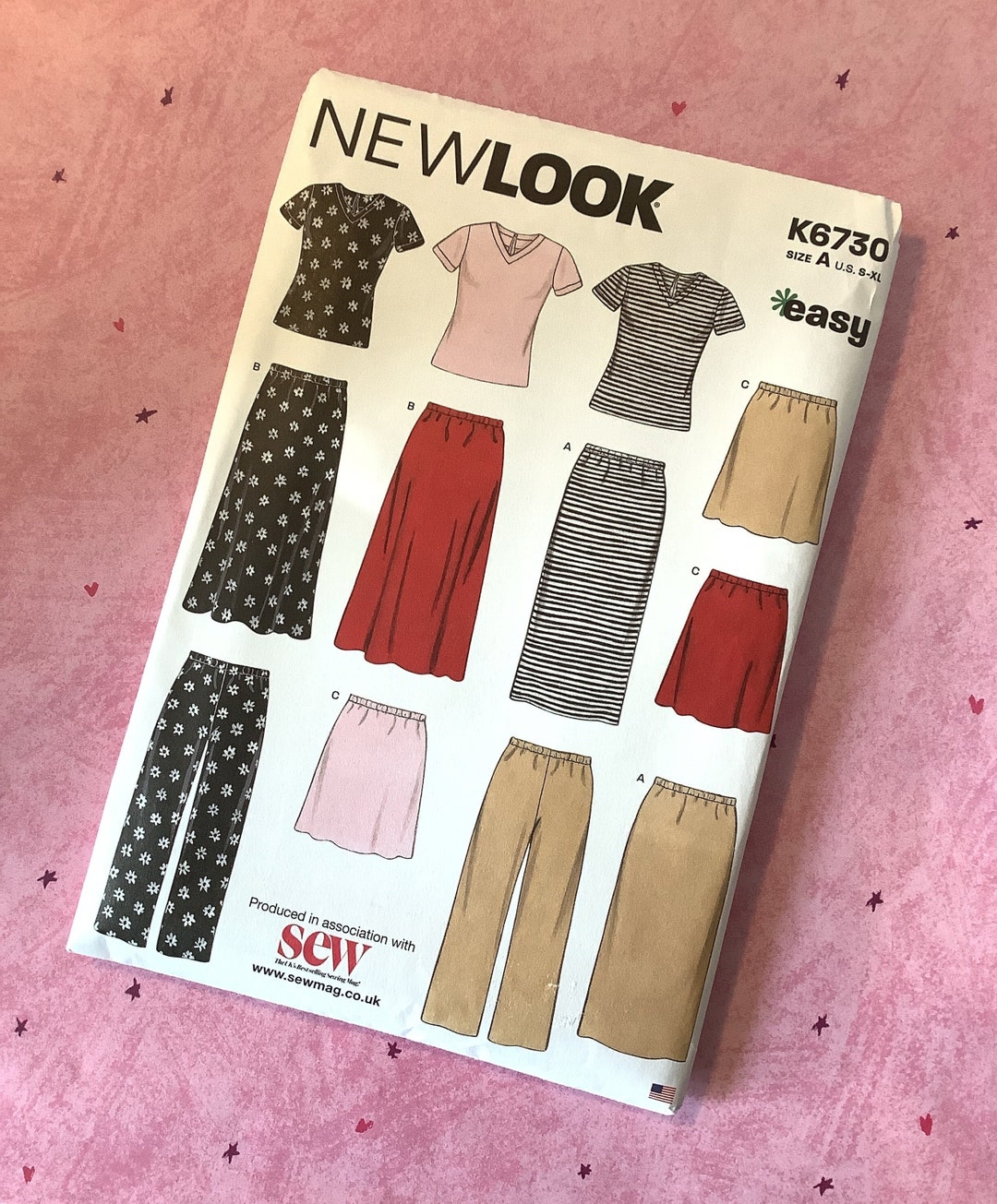 Uncut F/F 2021 New Look 'four Sizes in One' Easy Sew Uncut Sewing ...