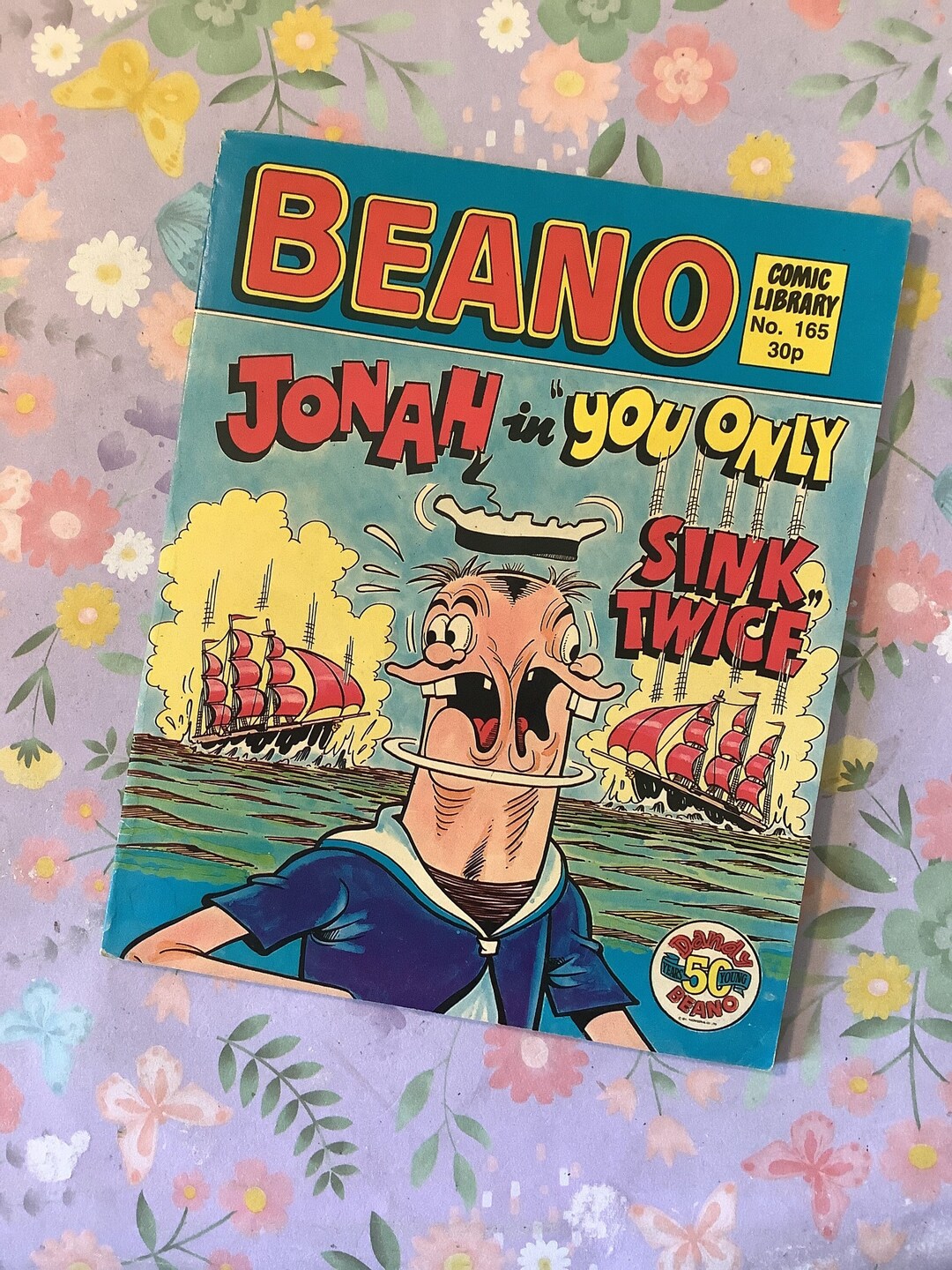 Rare Vintage From 1989 'beano jonah in You Only Sink Twice' Mini Comic ...