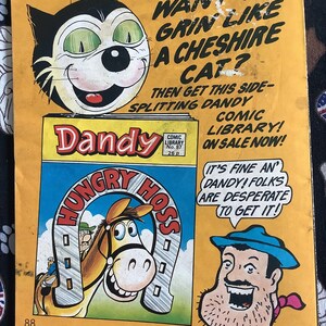 Rare Vintage 1986 Dandy Mini Comic No. 88 'the Dandy Whodunnit?' Comic ...