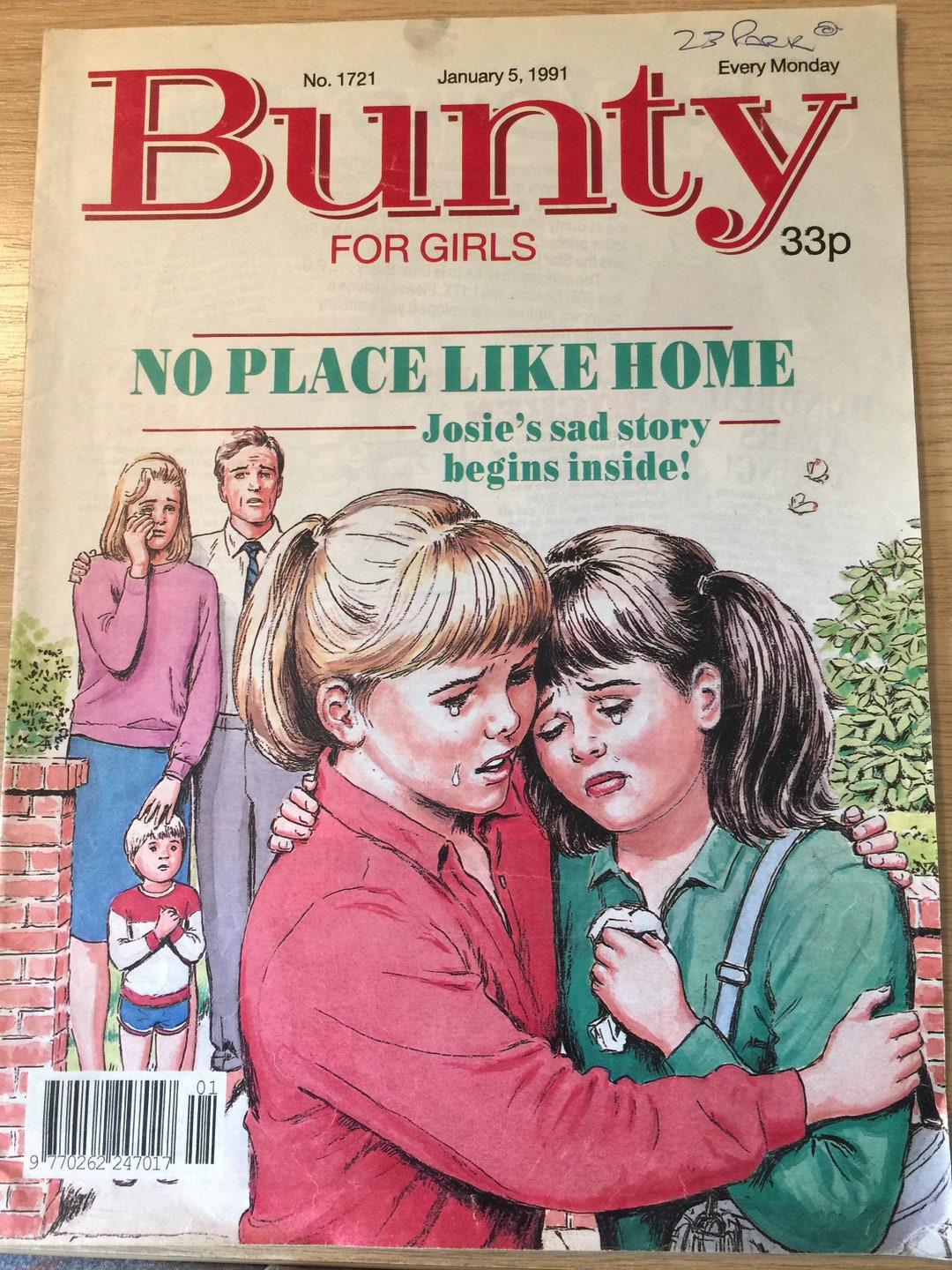 Rare Vintage From 5th January 1991 'bunty for Girls' Comic comic Strip ...