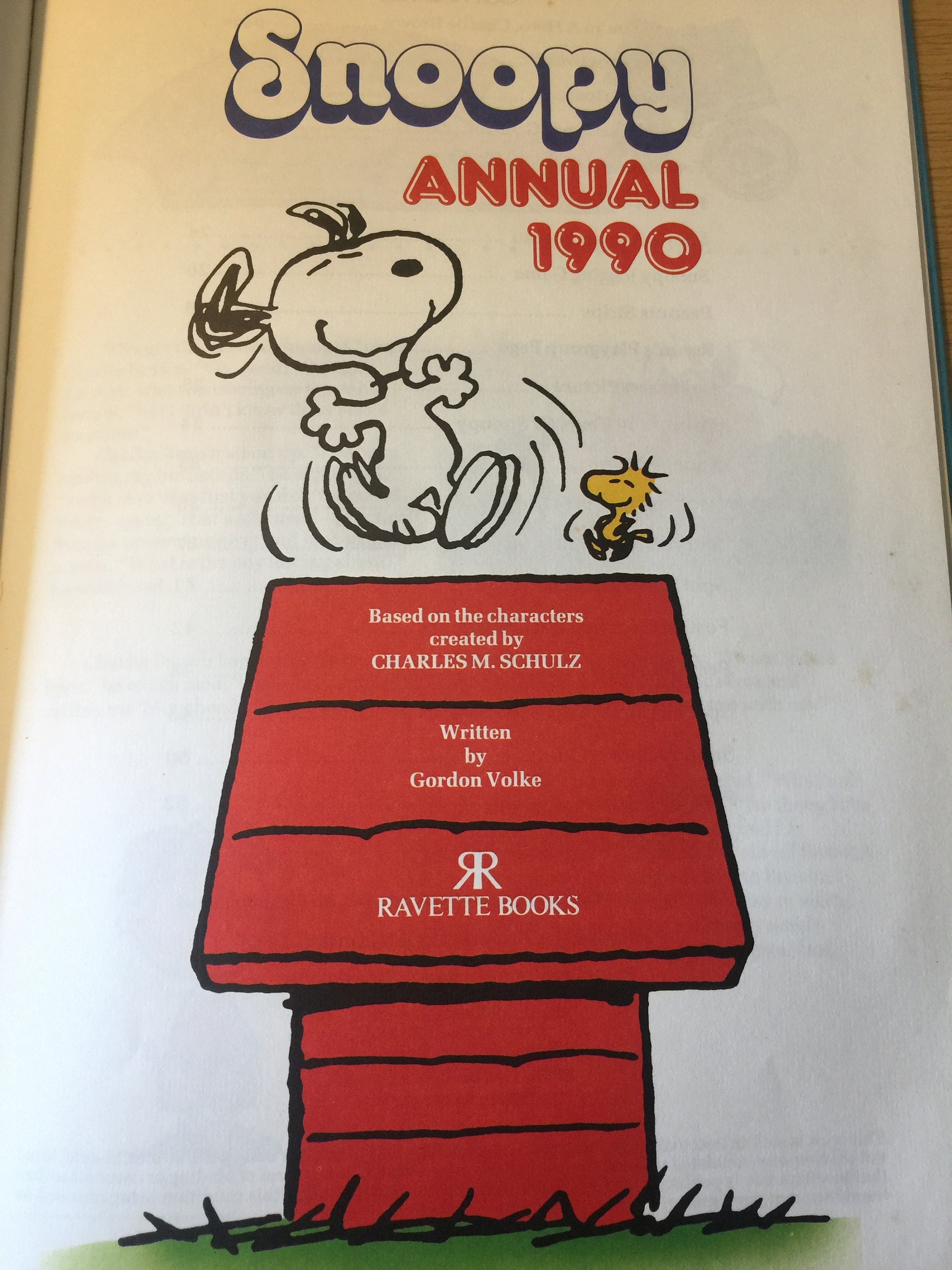 RARE Vintage/Retro 'Snoopy Annual 1990' in Hardback | Etsy