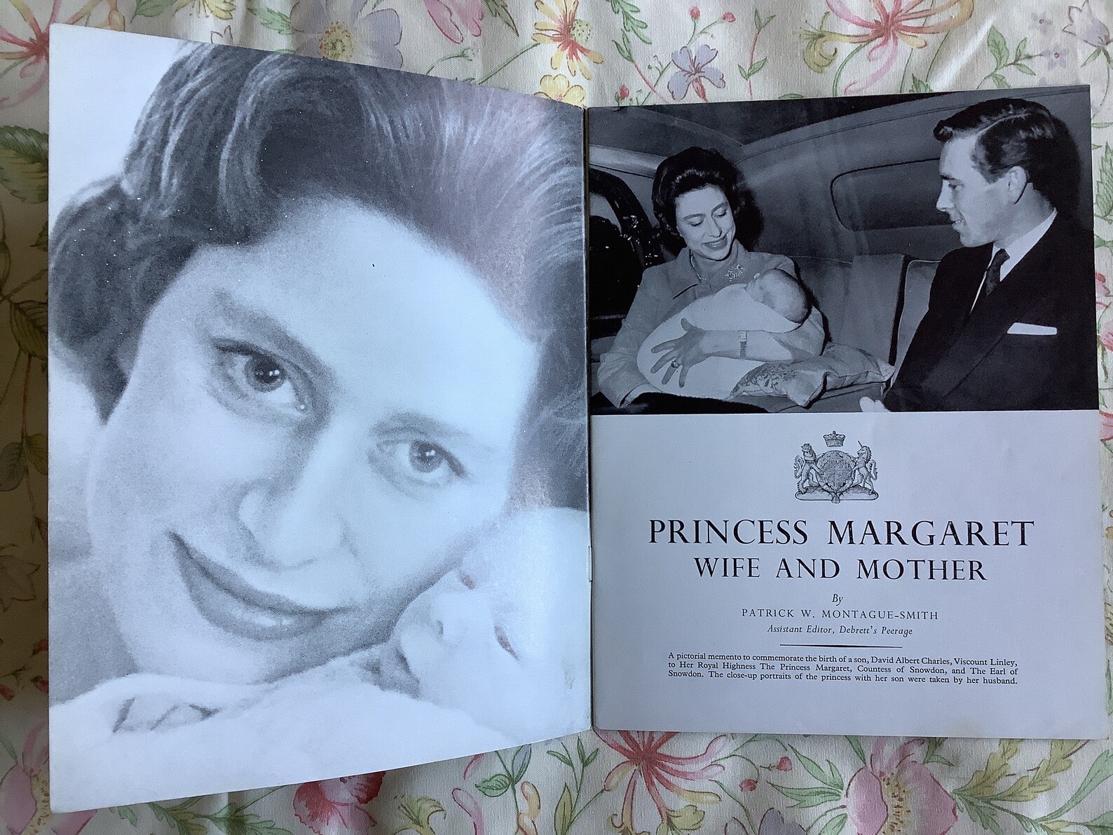 RARE Vintage 1960s 'princess Margaret Wife and Mother' Softback Book ...