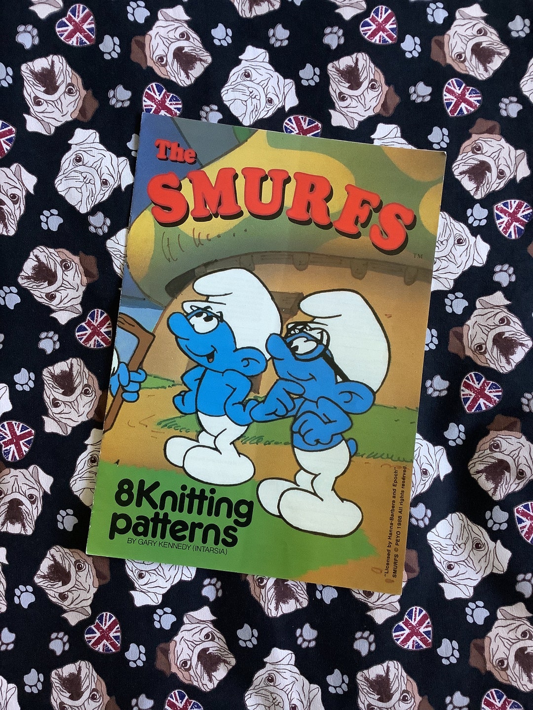 RARE Vintage 1988 'the Smurfs' 9 Knitting Patterns by Gary Kennedy ...