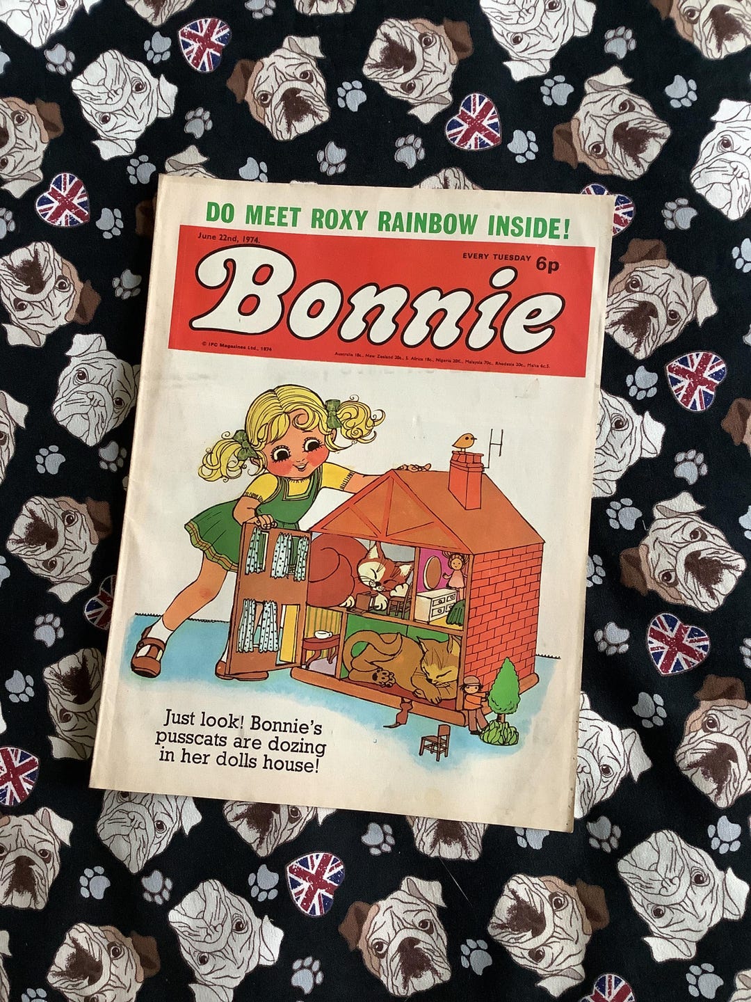 Rare Vintage 22nd June 1974 Bonnie Weekly Comic - Comic Strip Stories ...