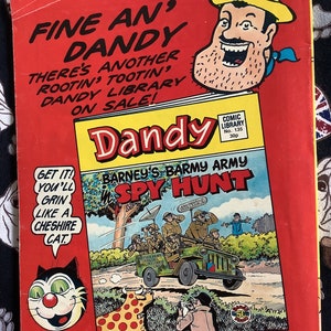 Rare Vintage 1988 Dandy 'dandy Lion' Mini Comic No. 136 - Mini Comic ...