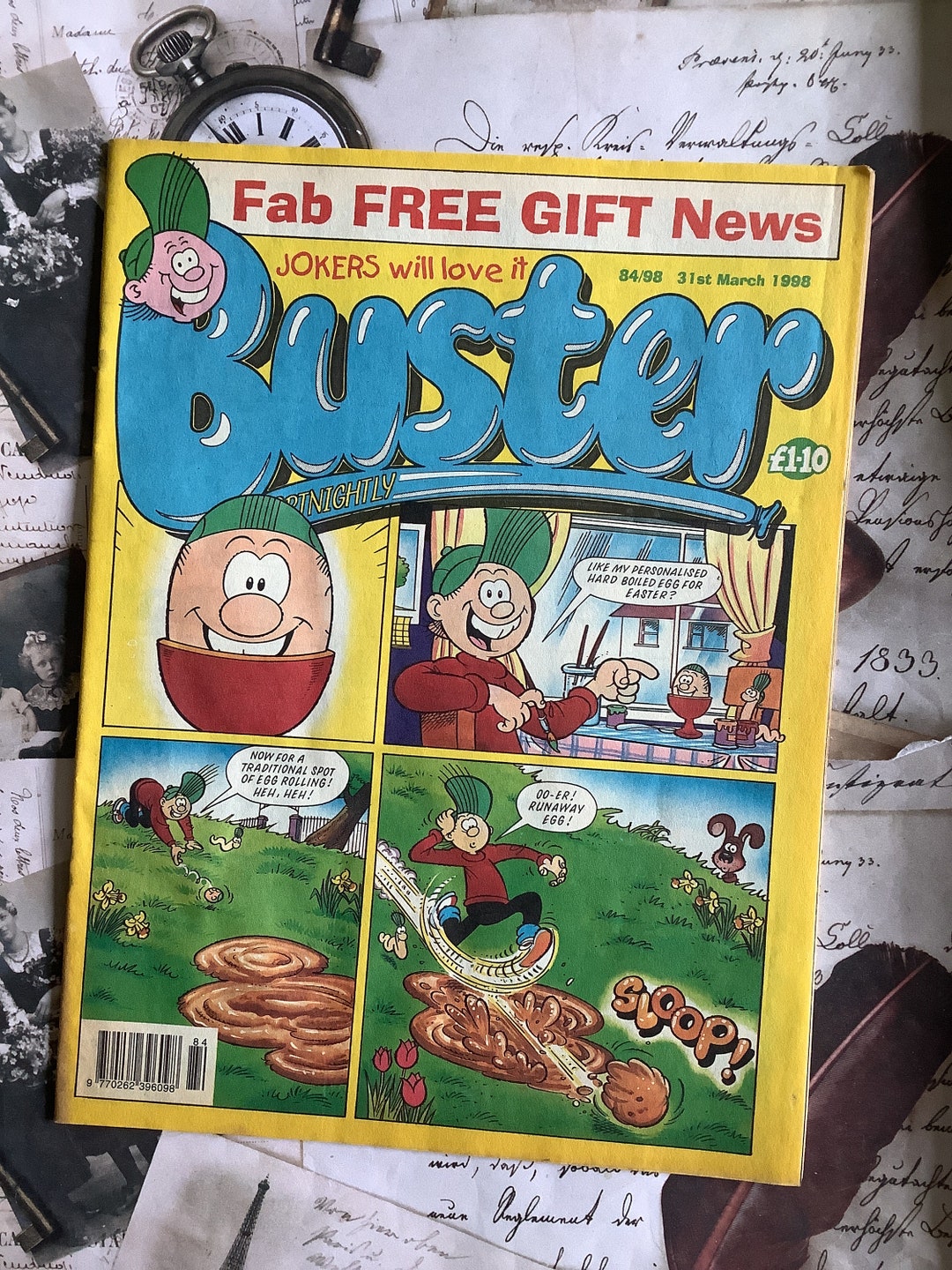 Rare Vintage From 31st March 1998 'buster' Comic - Comic Strip Stories ...