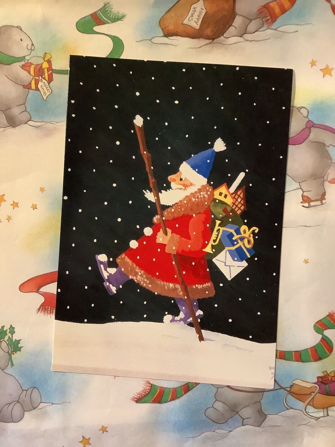 RARE & STUNNING Vintage Circa 1990s Christmas Card Entitled 'father ...
