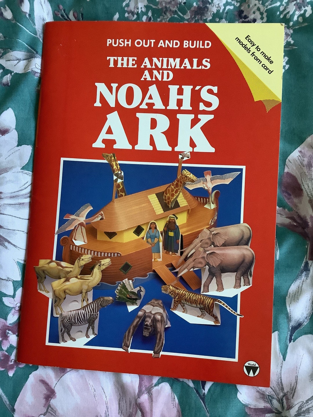 EXTREMELY RARE Vintage 1991 'push Out and Build the Animals and Noah's ...