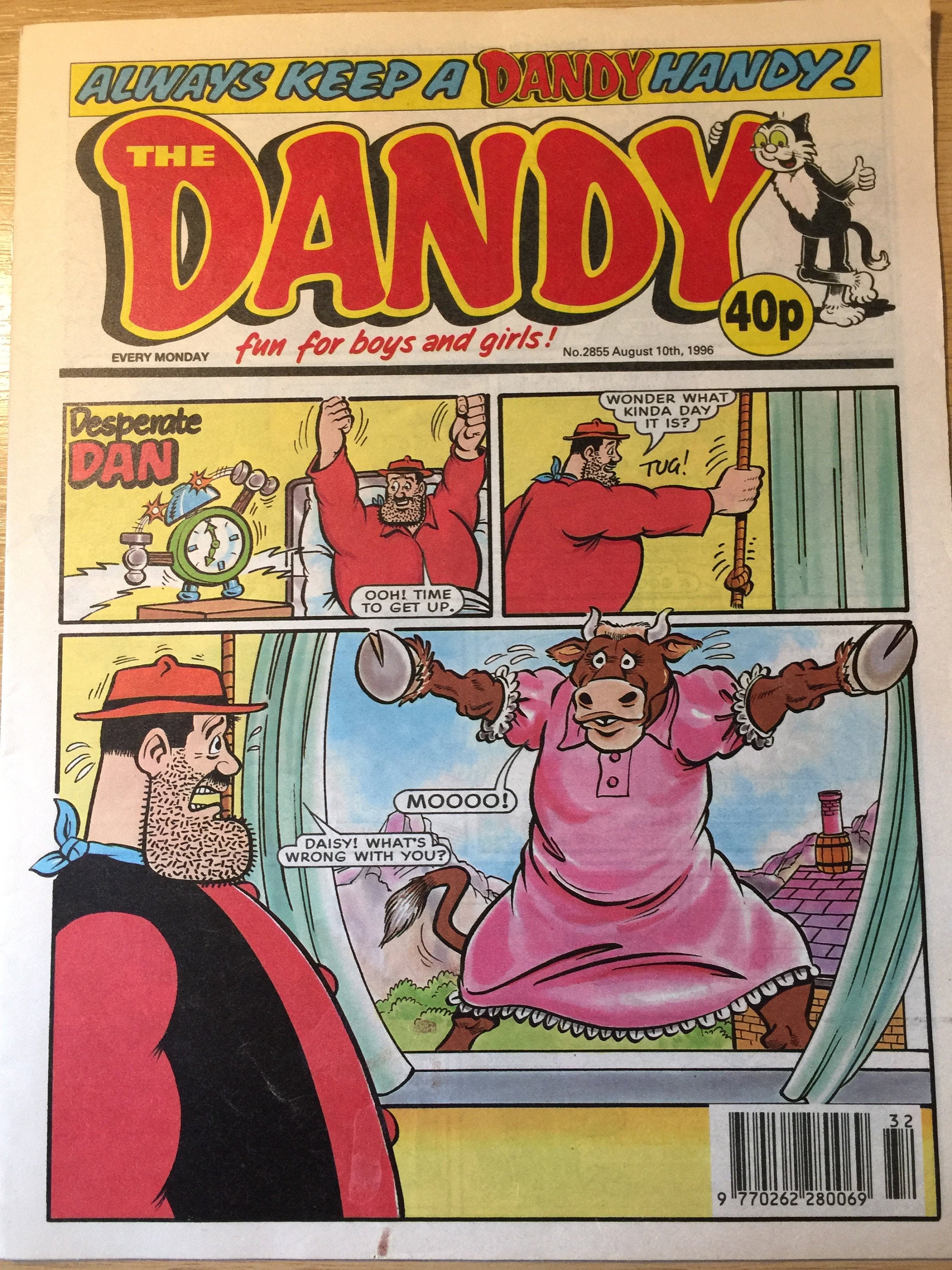 Rare Vintage From 10th August 1996 'The Dandy' Comic | Etsy