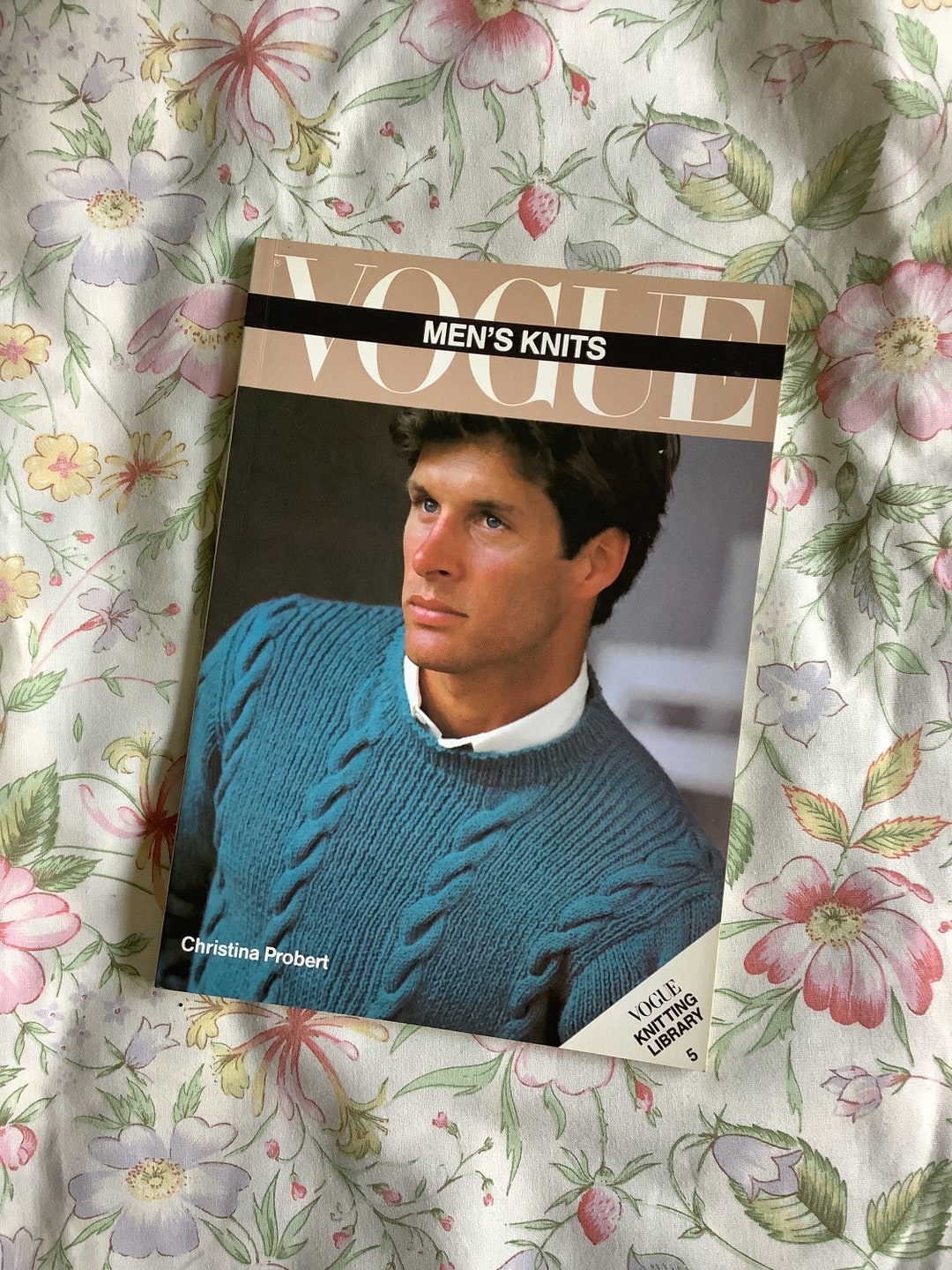 RARE Vintage 1985 'vogue Men's Knits' Paperback Book by Christina ...