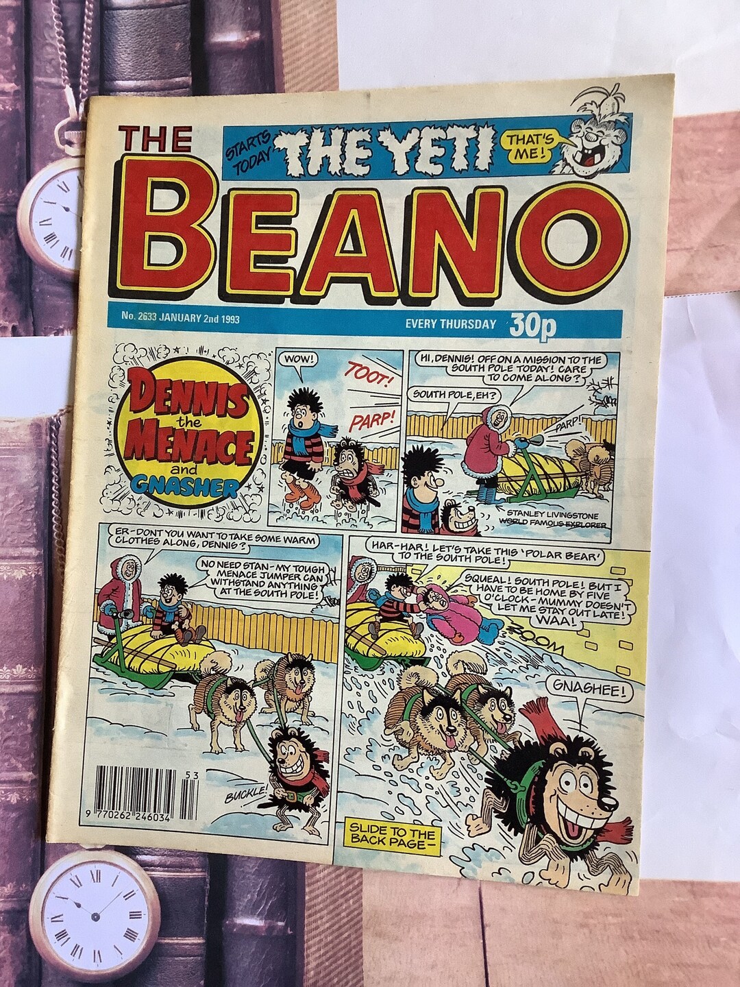 RARE Vintage From January 2nd 1993 - 'the Beano' Weekly Comic No 2633 ...