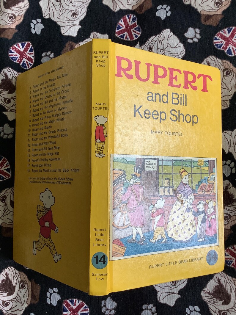 Vintage Circa 1970s Children's Book No 14 'rupert and Bill Keep Shop ...