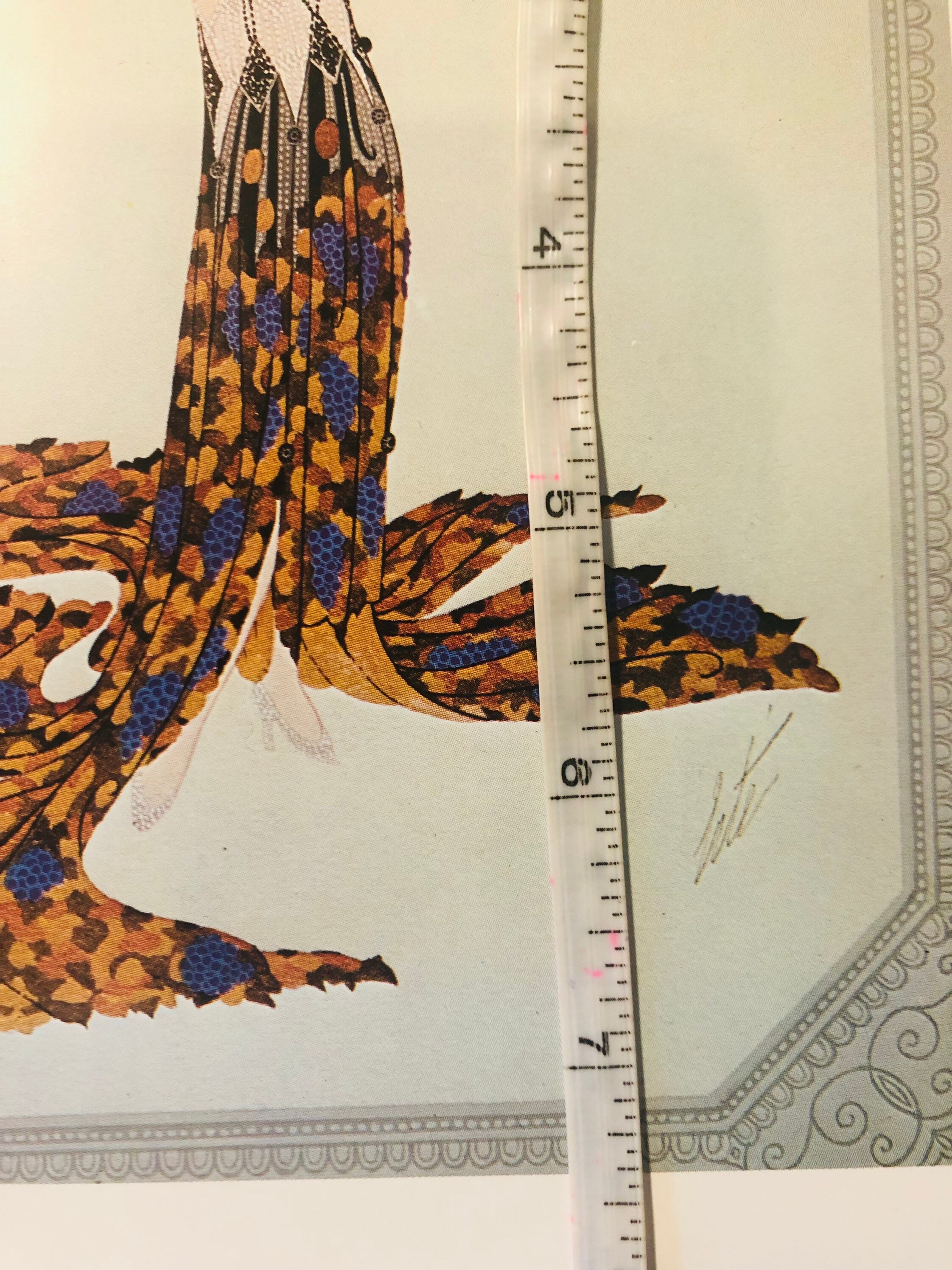 RARE ORIGINAL Stunning 1978 'Erte' Book Plate | Etsy