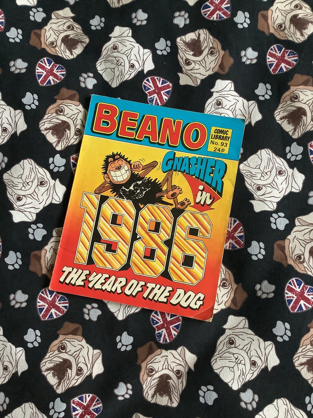 Rare Vintage From 1986 'beano -gnasher in 1986 the Year of the Dog ...