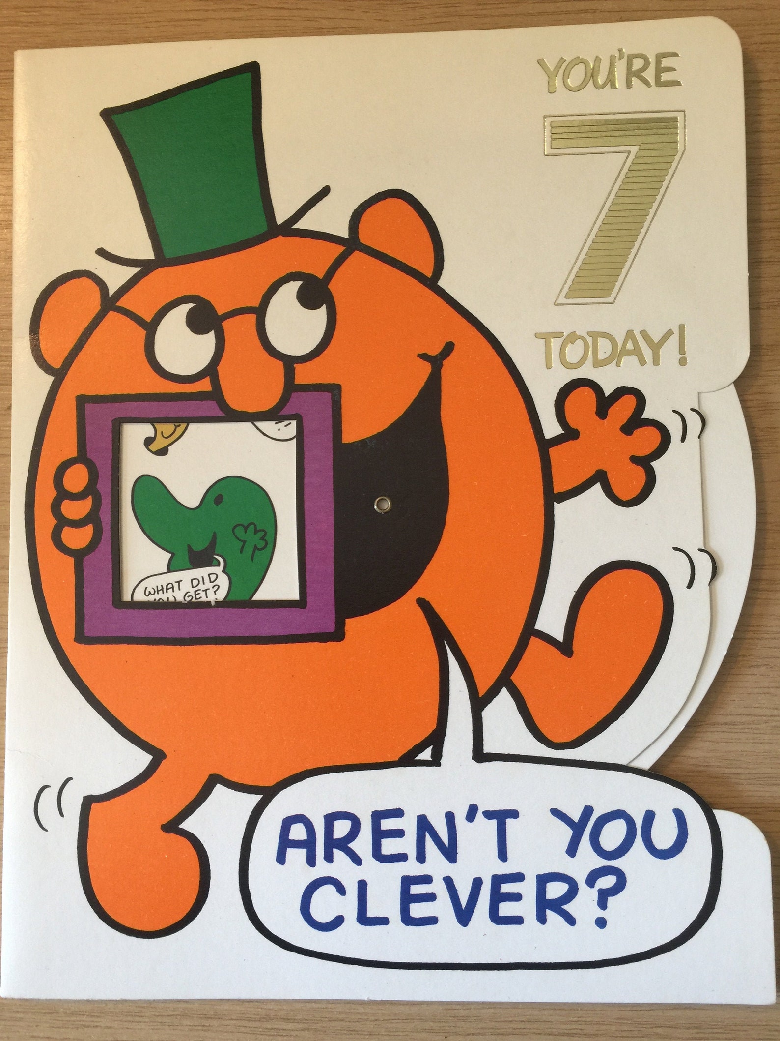 RARE Vintage 1978 Large Original Mr Men 'mr Clever' - Etsy UK