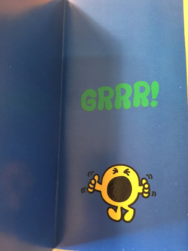 RARE Vintage 1978 Original Mr Men 'sorry' Card Roger - Etsy