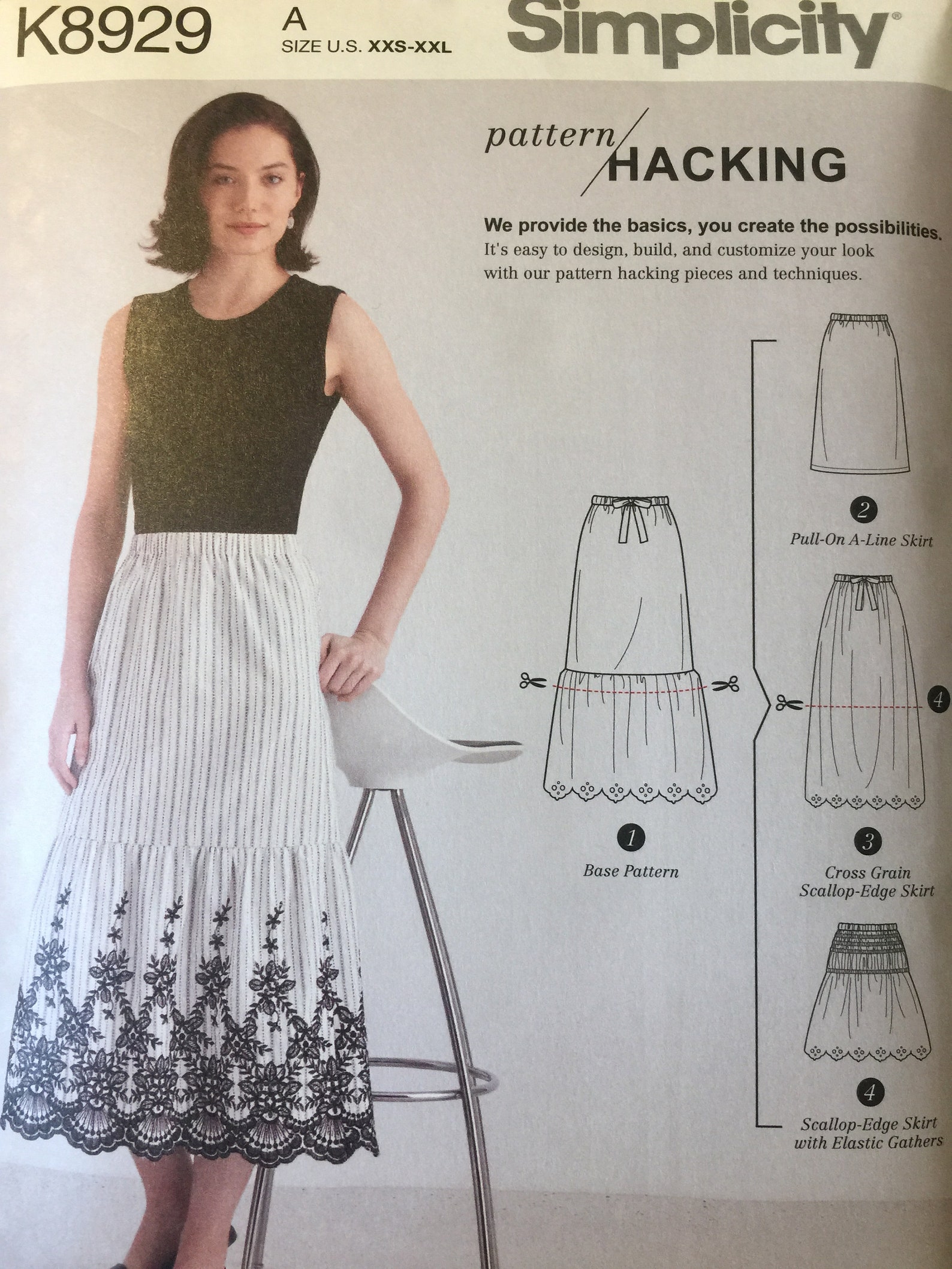 Uncut Simplicity 'pattern Hacking' Sewing Pattern - Etsy