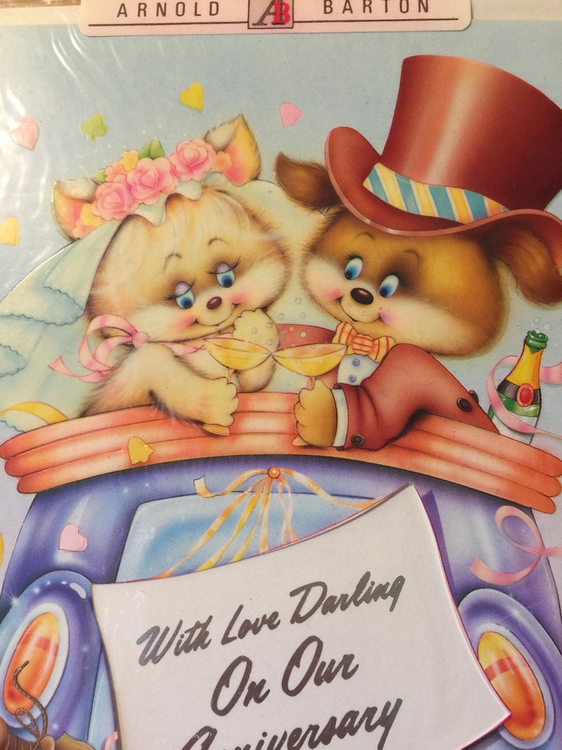RARE Vintage/retro Circa 1970s 'with Love Darling on Our - Etsy