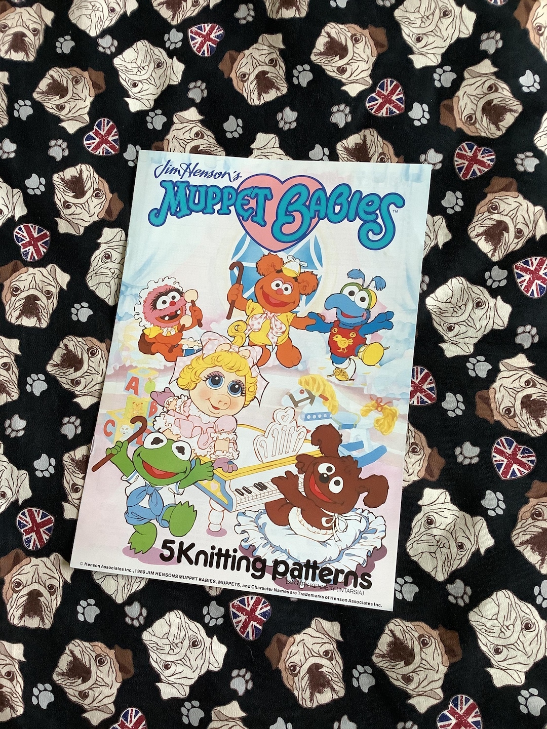 RARE Vintage 1989 Jim Henson's Muppet Babies 5 Knitting Patterns by ...