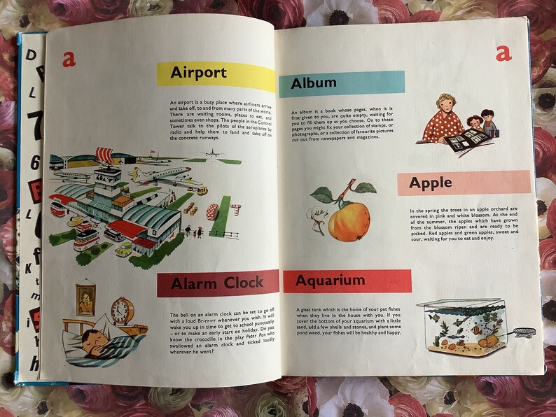 Very RARE Vintage 1961 'my ABC of Many Things' Book in - Etsy