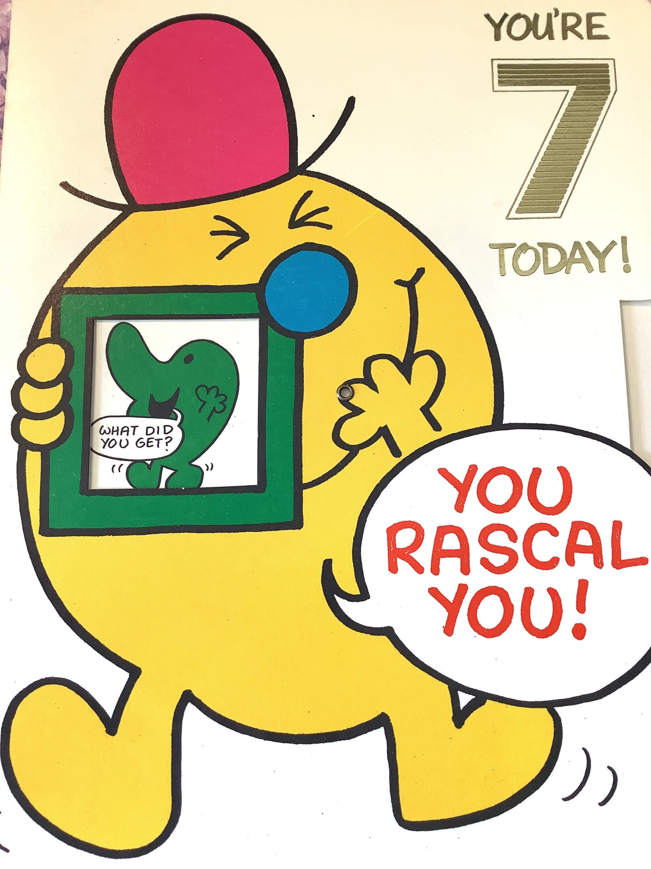 RARE Vintage 1978 Large Original Mr Men 'mr Mischief' - Etsy UK