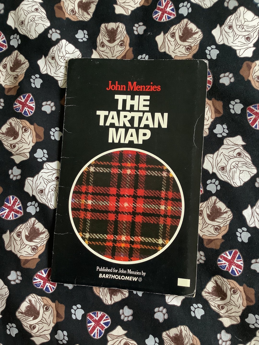 RARE Vintage 1975 'the Tartan Map' Produced for John Menzies by John ...