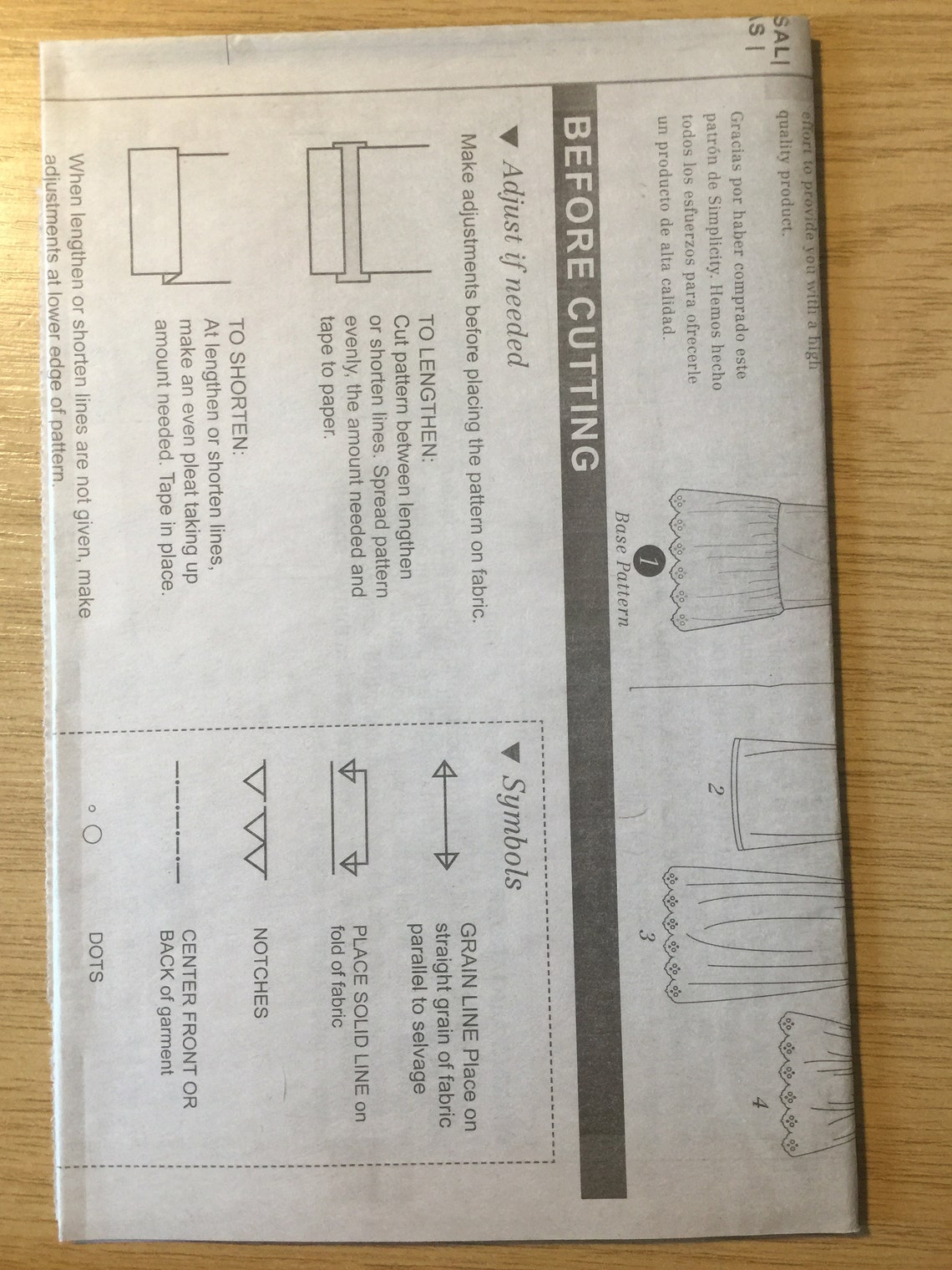 Uncut Simplicity 'pattern Hacking' Sewing Pattern - Etsy