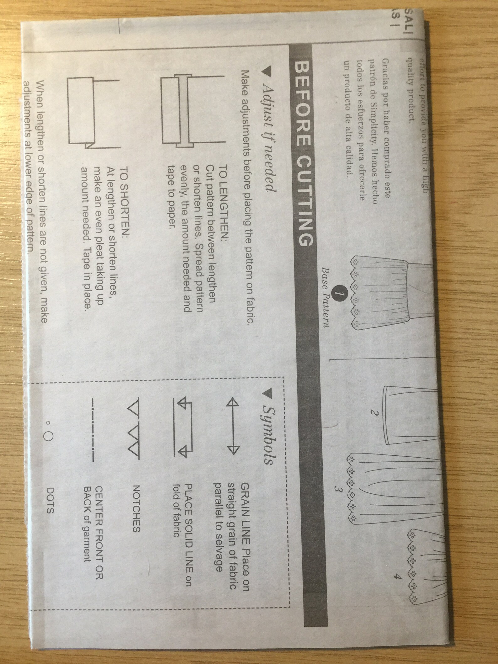 Uncut Simplicity 'pattern Hacking' Sewing Pattern - Etsy