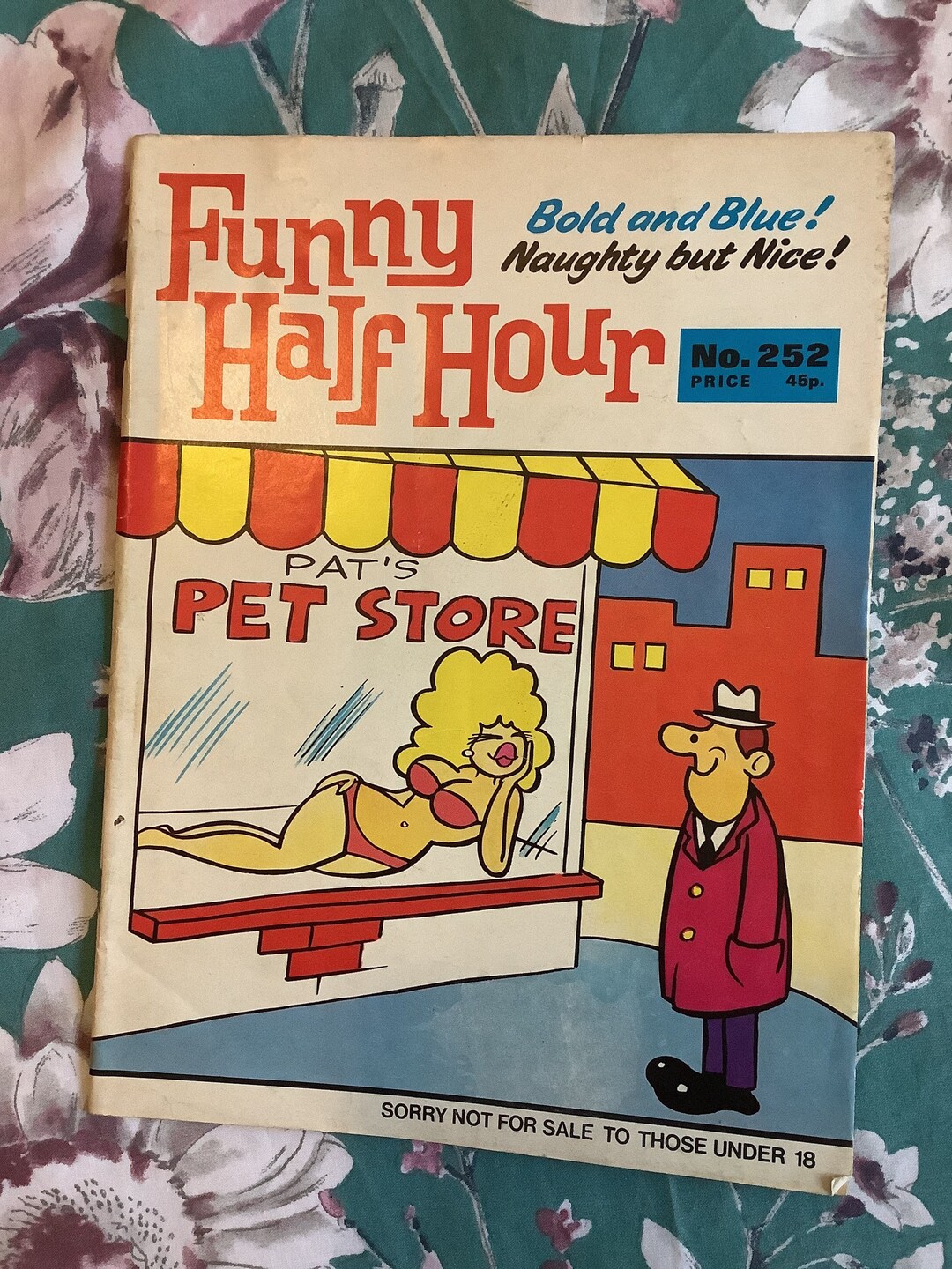 Rare Vintage 1970s 'funny Half Hour' Issue No 252 Adult Humour Comic ...