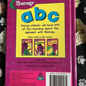 1999 Vintage Children's Book 'barney Abc' Ladybird Book in Hardback ...