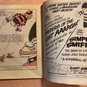 Rare Vintage From 1988 'beano - Minnie the Minx' Mini Comic No. 142 ...
