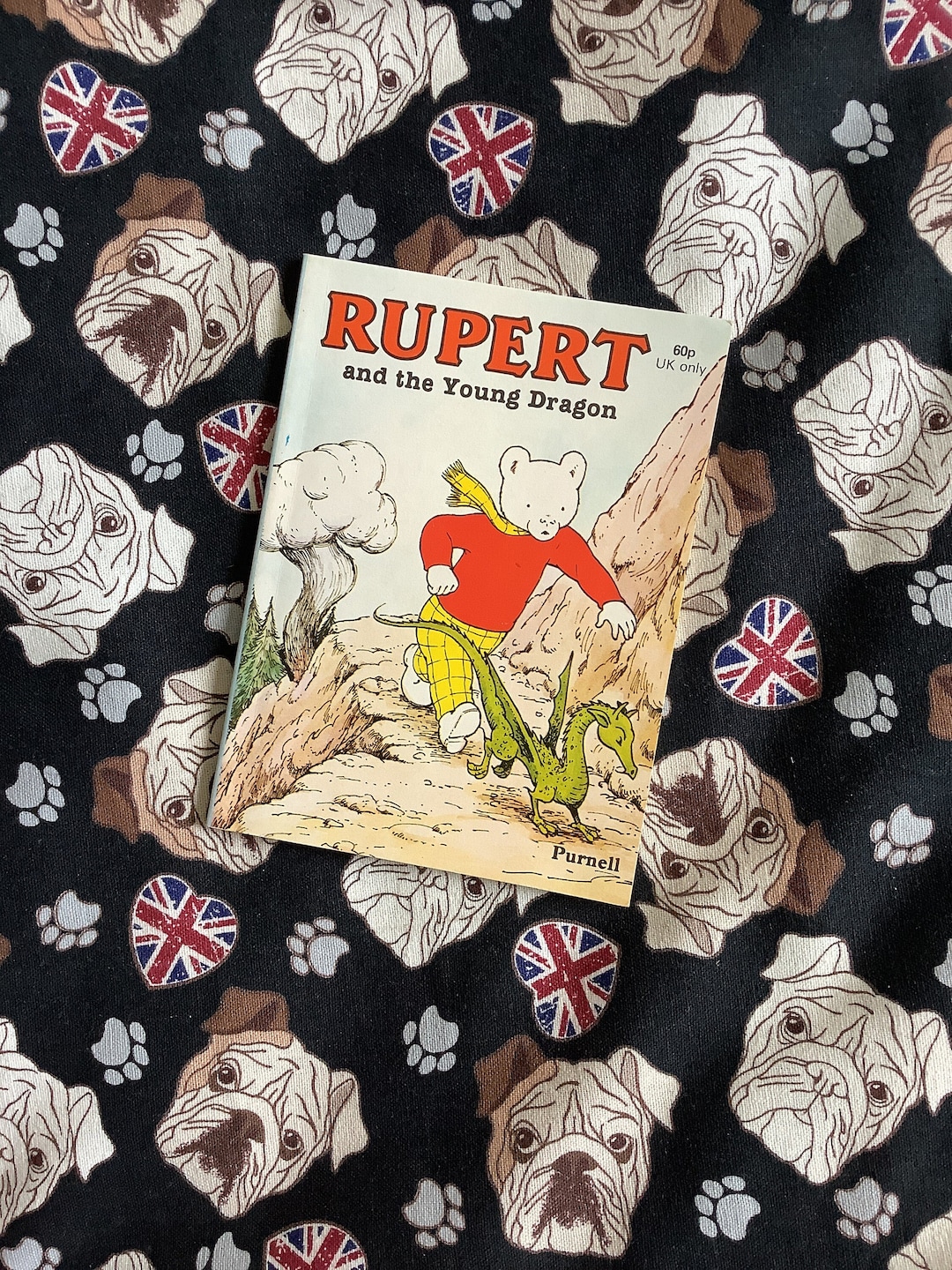 RARE Vintage 1983 'rupert and the Young Dragon Paperback Purnell ...