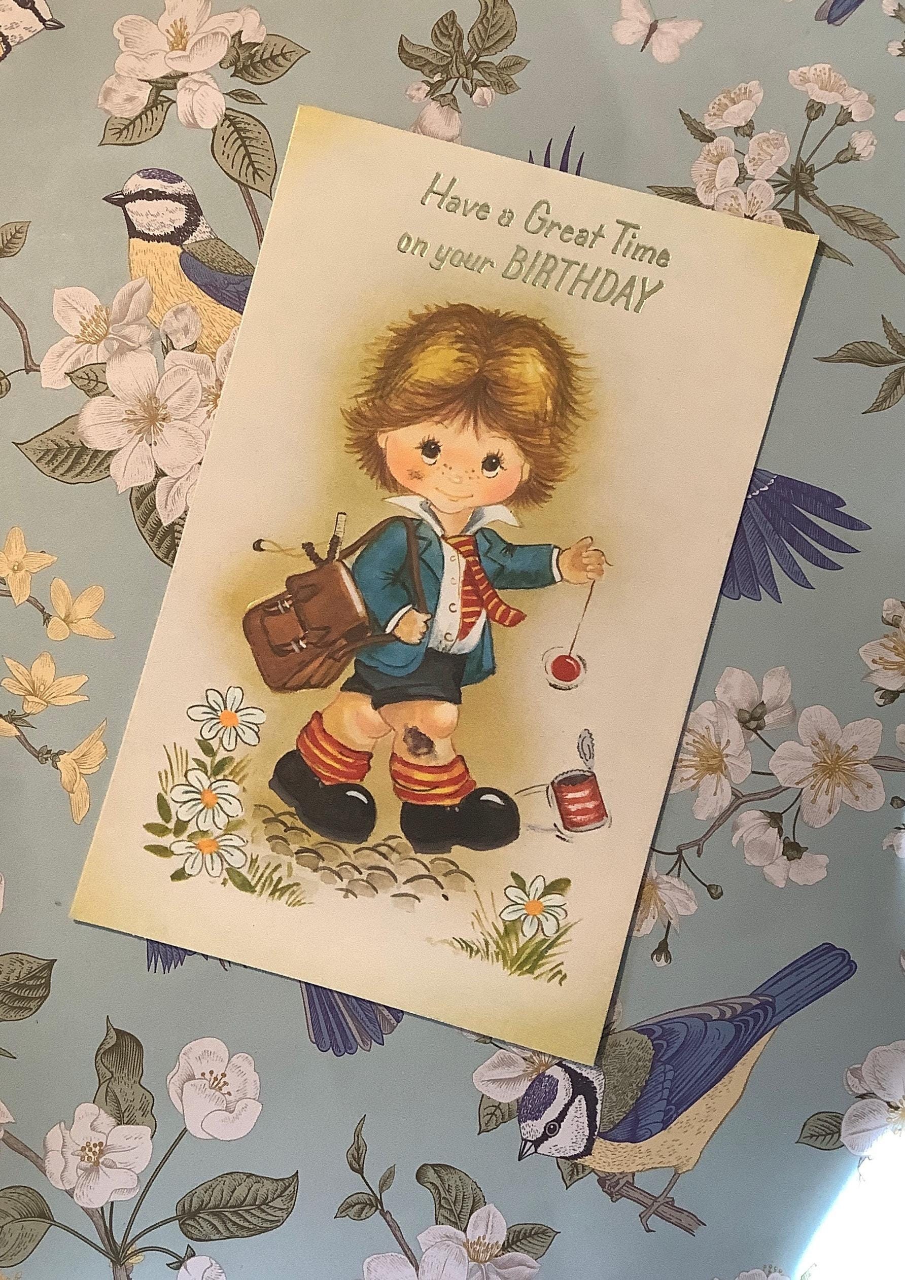 RARE Vintage Circa 1970s 'have a Great Time on Your Birthday' Card ...