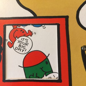 RARE Vintage 1978 Large Original Mr Men 'mr Dizzy' 9th Birthday Card ...