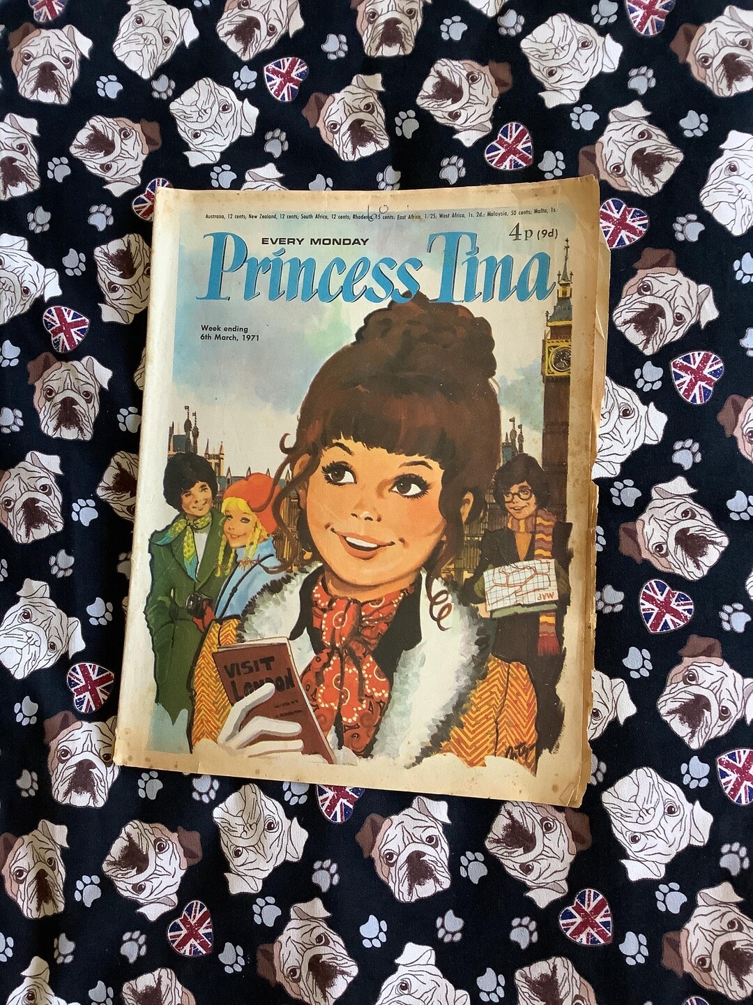 VERY RARE Vintage 6th March, 1971 Princess Tina Comic Comic Strip ...