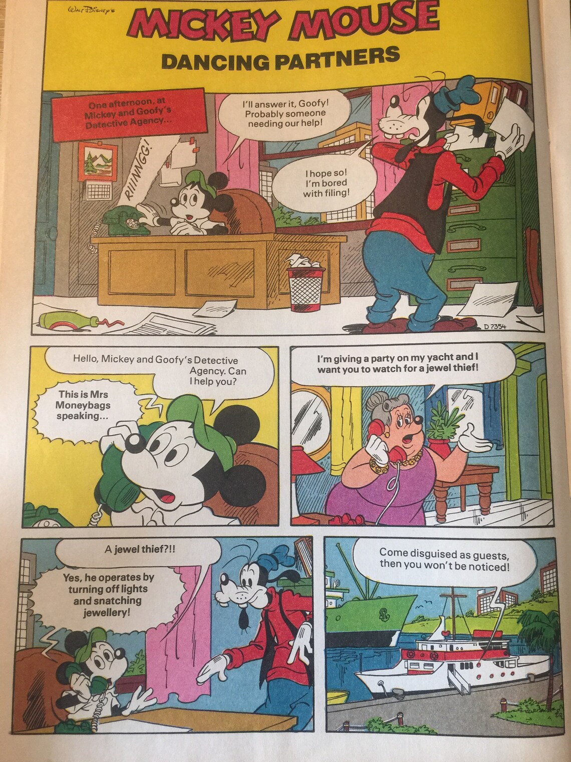 Rare Vintage From 1987 'disney Magazine' No 79 - Etsy