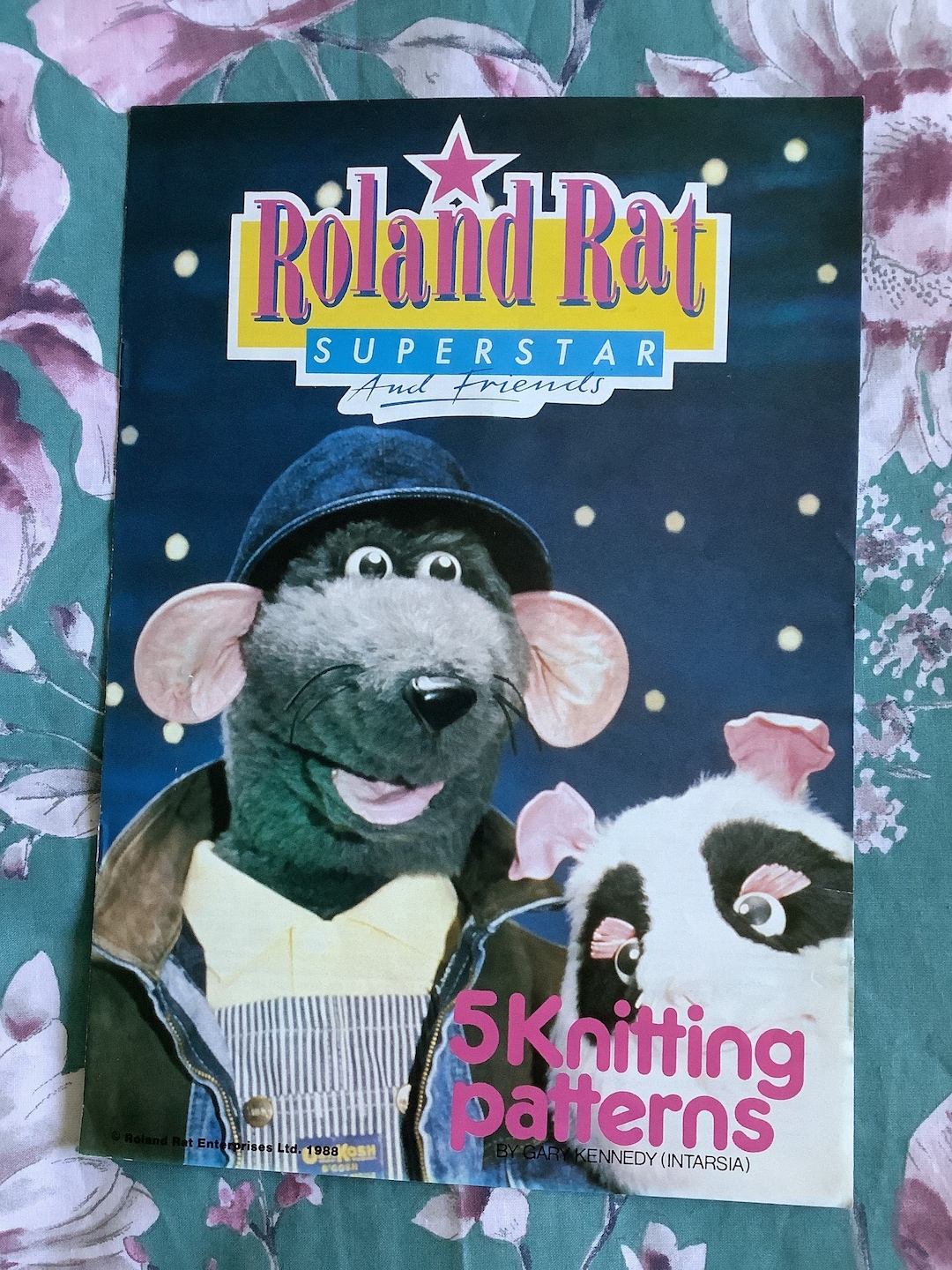 RARE Vintage 1988 'roland Rat Superstar'' 5 Knitting Patterns by Gary ...