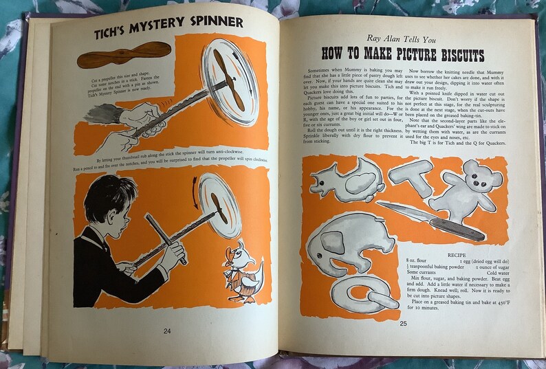 RARE Vintage Circa 1960s Ray Alan's Tich and Quackers Annual' Hardback ...