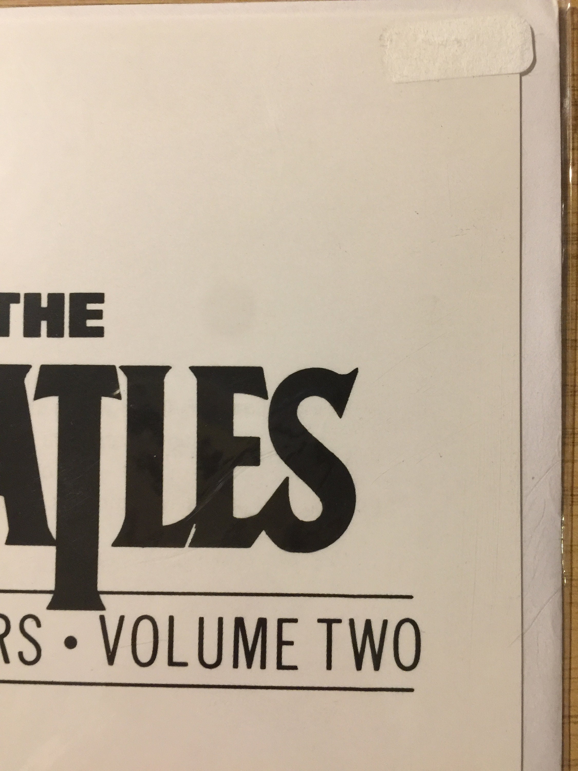 Beatles Past Masters Album Cover
