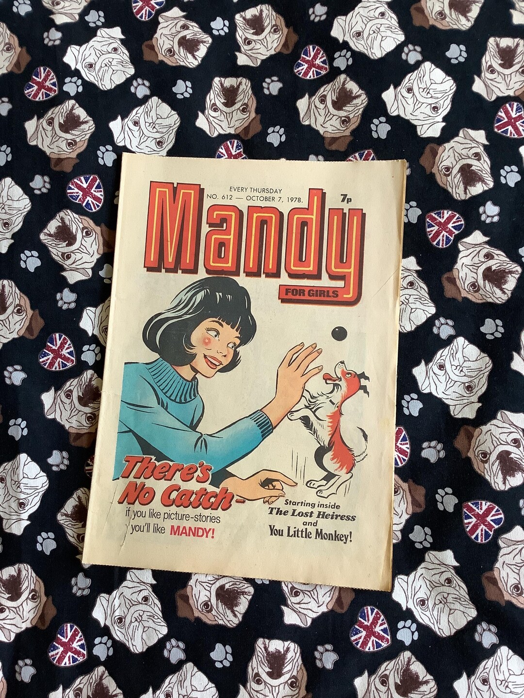 Rare Vintage October 7 1978 Issue No 612 'mandy' Comic - Comic Strip ...