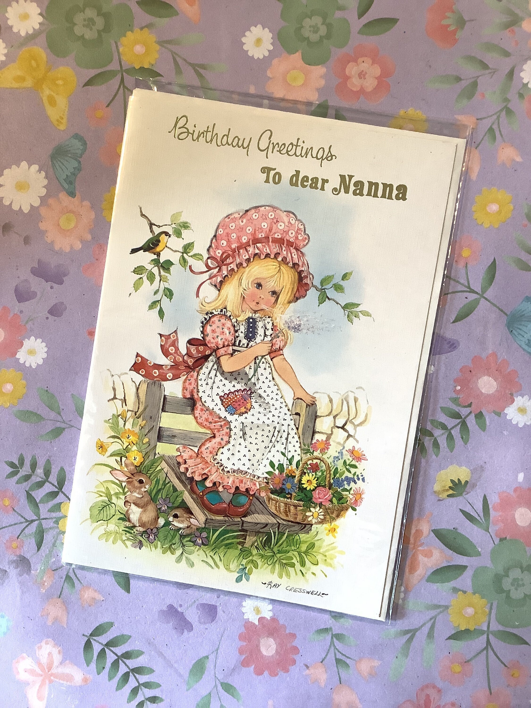 RARE True Vintage/retro Circa 1970s 'birthday Greetings to - Etsy